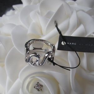 Marc Jacobs | Jewelry | Nwt Marc Jacobs Silver Script Signature Logo ...